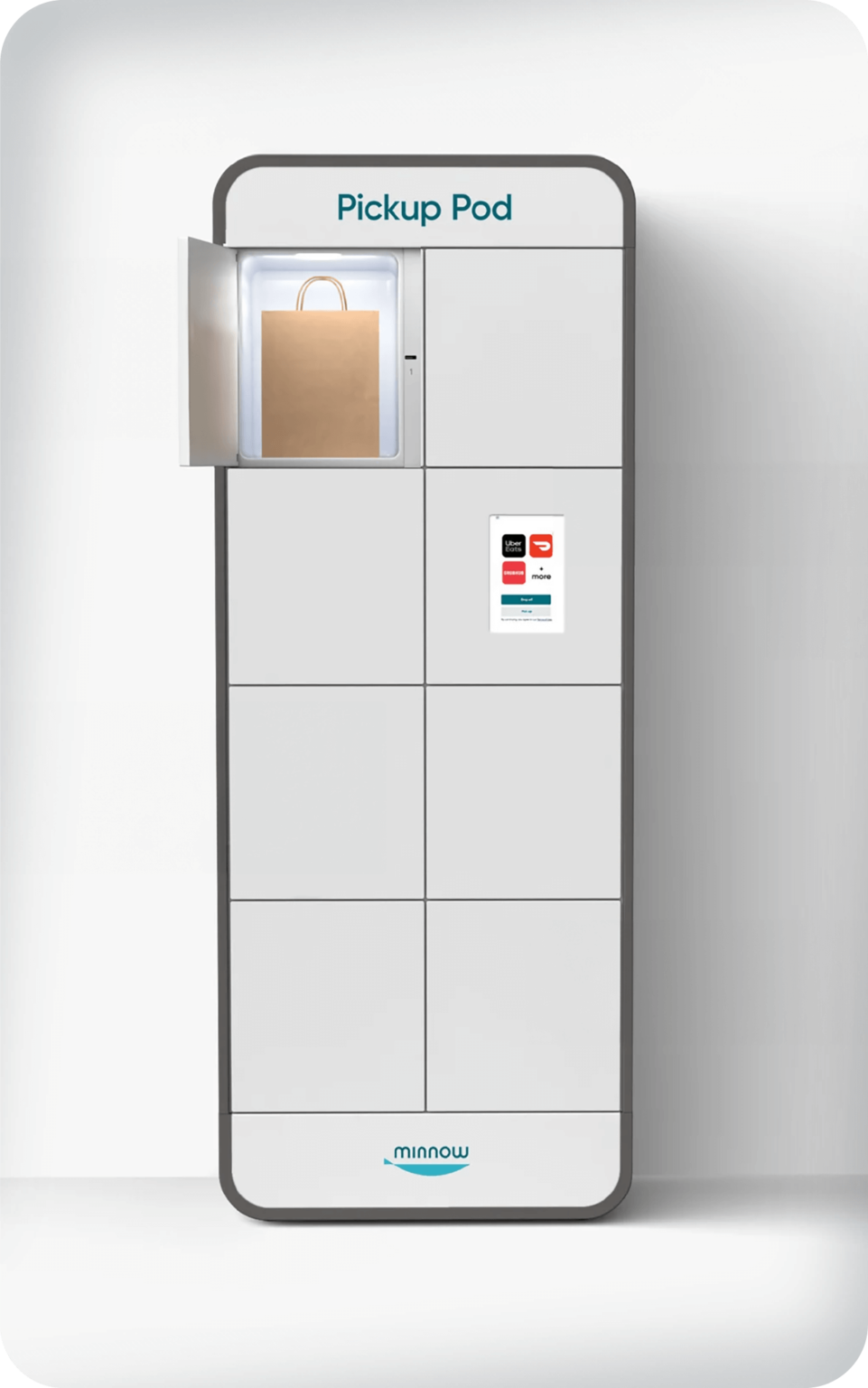 Minnow Pod: Secure, Smart Food Delivery Lockers for Modern Living