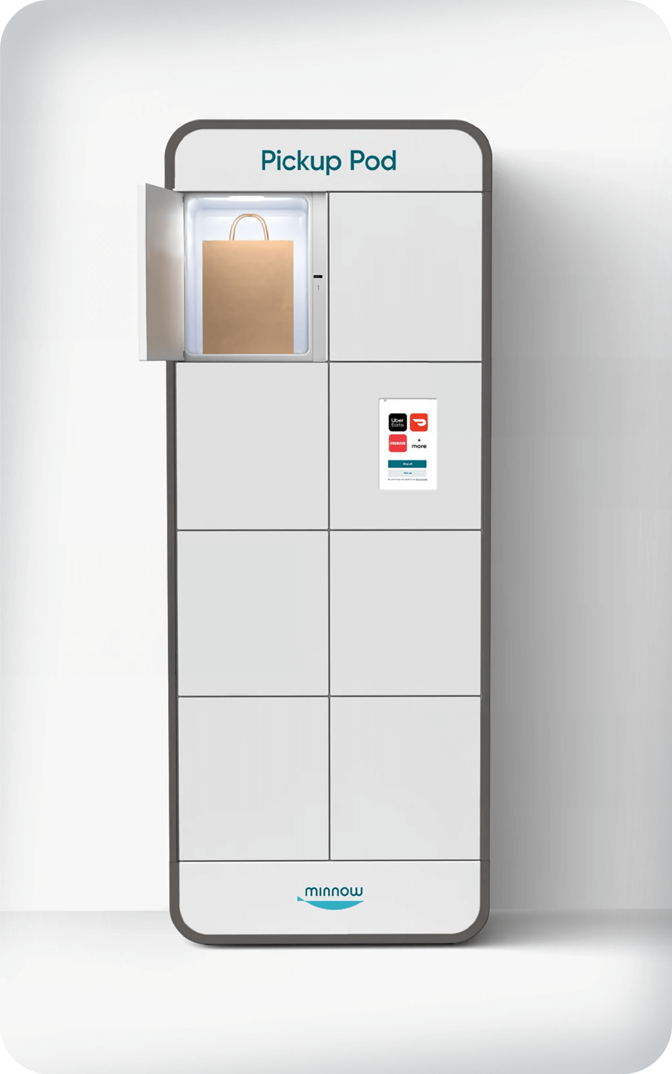 Minnow Pod: Secure, Smart Food Delivery Lockers for Modern Living